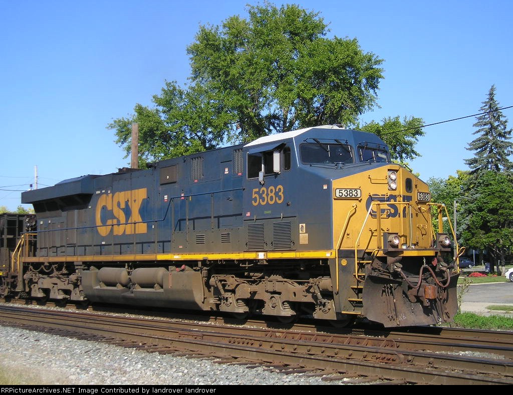 CSXT 5383 On CSX E 411 Southbound